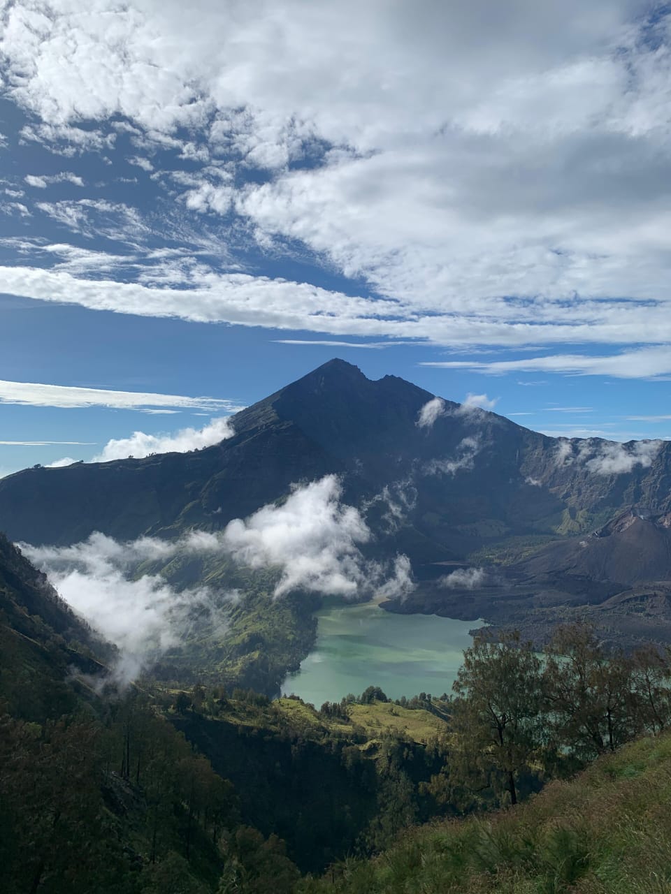 Sembalun village – Sembalun Rim – Summit – Lake – Senaru Rim – Senaru ...